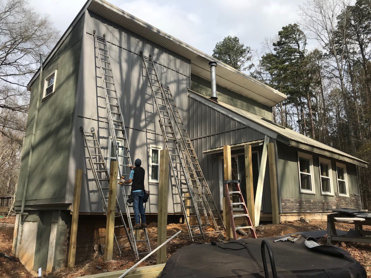 Board and Batten Vinyl Siding Creates Unique Look for SC Home